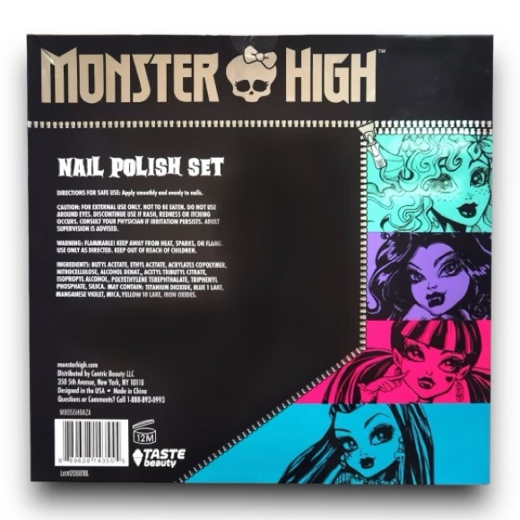 monster high | Makeup | Monster High Nail Polish Set Of 8 Colors | Poshmark